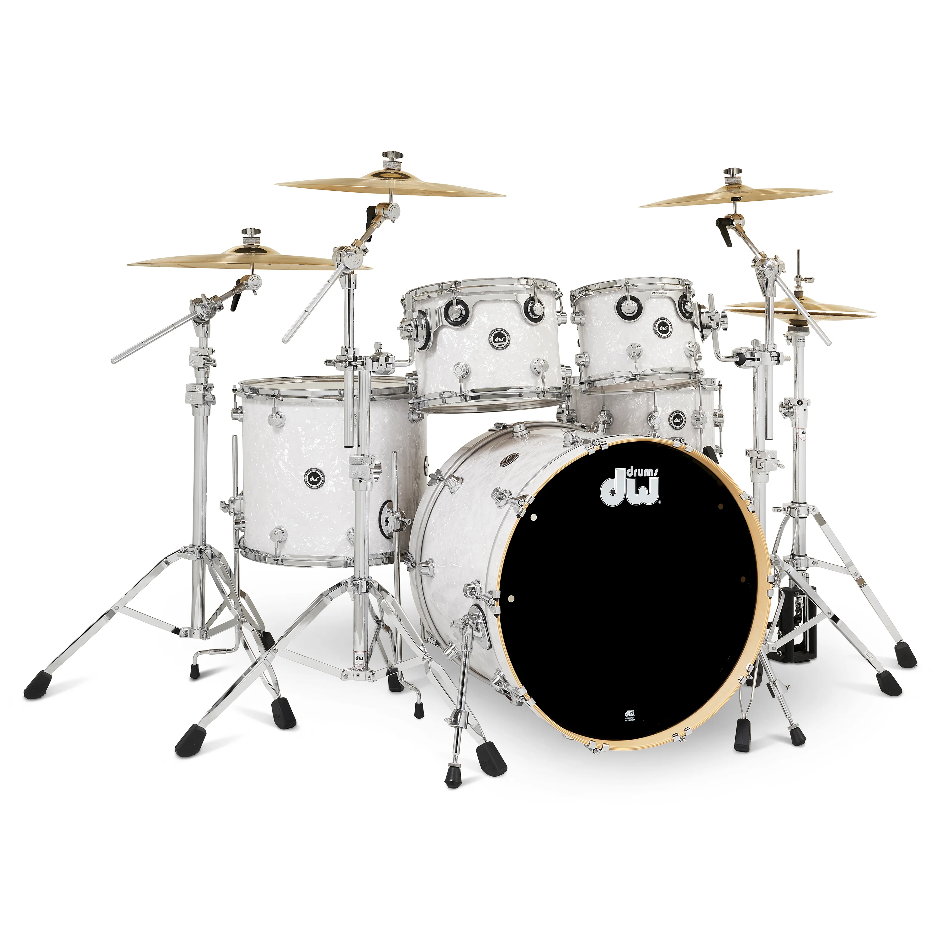 DW DWe 5-piece Drum Kit Bundle White Marine Pearl FinishPly - Comprar en EGITANA Musical España